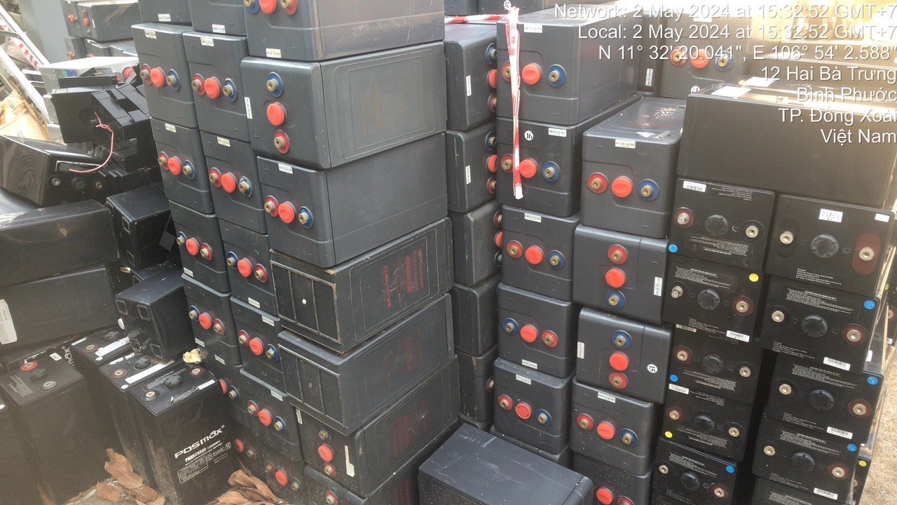 Lô Accu, máy móc thiết bị, công cụ dụng cụ thanh lý của Viễn Thông Bình ...